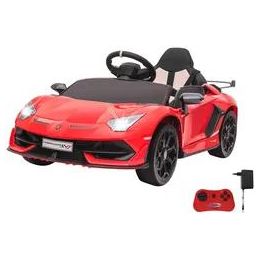 Elektro-Kinderauto Jamara "Ride-on Lamborghini Aventador SVJ" Elektro-Kinderfahrzeuge rot Kinder