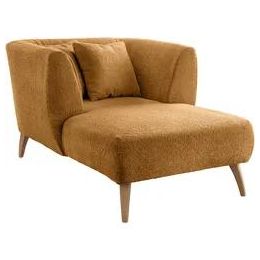 Loveseat Inosign "Colori" Sessel Gr. Luxus-Microfaser weich, Loveseat, B/H/T: 108cm x 84cm x 155cm, goldfarben (gold)