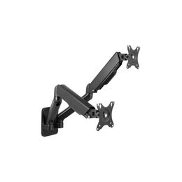 Logilink Dual monitor wall mount 17-32" gas spring 90-540 mm