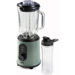 Domo DO734BL, Kochmixer, Pulsfunktion, Eis-Crusher, 1 m, 800 W, Grün