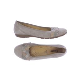 Gabor Damen Ballerinas, beige, Gr. 6.5