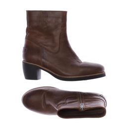 Shabbies Amsterdam Damen Stiefelette, braun, Gr. 37