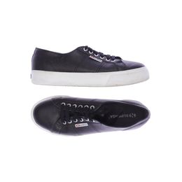 Superga Damen Sneakers, schwarz, Gr. 42