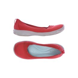 Crocs Damen Ballerinas, rot, Gr. 37