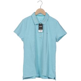 Tommy Hilfiger Damen Poloshirt, blau, Gr. 44