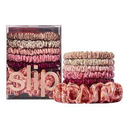 Slipsilk - Haargummis Aus Reiner Seide - Flora-set - set Scrunchies Flora