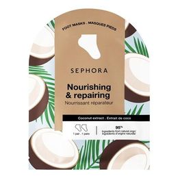 Sephora Collection - Footmask - Imprägnierte Fußmaske, Intensive Feuchtigkeit In 20 Minuten - masq Pieds-24 Coco