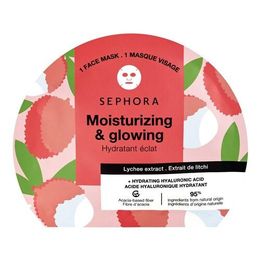 Sephora Collection - Tuchmaske - Mit Fruchtextrakten Und Hyaluronsäure - no Waste Mask-22 Litchi