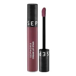 Sephora Collection - Cream Lip Stain - Samtiger Kussechter Lippenstift - Flüssiger Matter Lippenstift - cream Lip Stain-24 86 English Rose