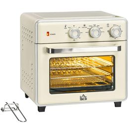 HOMCOM 5-in-1 Mini Ofen 20L Minibackofen mit Backblech Set, Timer, 90-230