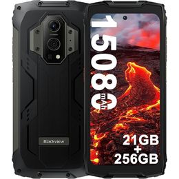 Blackview BV9300 schwarz Rugged Smartphone Entfernungsmesser 6,7" Outdoor Handy mit 21GB RAM/256GB