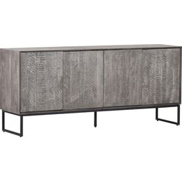 Sideboard GUTMANN FACTORY Sideboards Gr. B/H/T: 175 cm x 78 cm x 42 cm, grau (gr, gr, sw) Kommode, Breite 175 cm