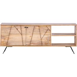 Lowboard GUTMANN FACTORY Sideboards Gr. B/H/T: 140cm x 53cm x 42cm, beige (natur) Kommode, Breite 140 cm