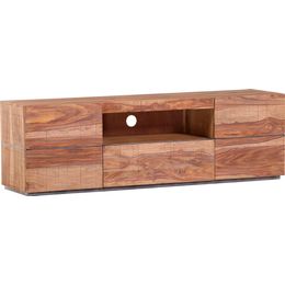 Lowboard GUTMANN FACTORY "Tivoli" Sideboards Gr. B/H/T: 160cm x 50cm x 40cm,, beige (natur) Kommode aus Massivholz, Breite 160 cm