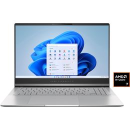 ASUS Notebook "VivoBook S 15 OLED M5506UA-MA044X" Notebooks Gr. 16 GB RAM 1000 GB SSD, Ryzen 7, Windows 11 Pro, silberfarben (silber)