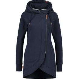 alife and kickin Kapuzensweatjacke ALIFE & KICKIN "Damen MaryAK A" Gr. M, blau (marine) Damen Sweatjacken