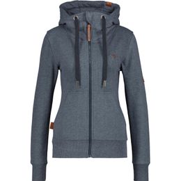 alife and kickin Kapuzensweatjacke ALIFE & KICKIN "Damen YasminAK A" Gr. S, blau (marine) Damen Sweatjacken