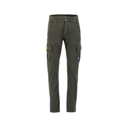 Cargohose Alpha Industries "Alpha Industries Men - Pants Petrol Patch Pant" Gr. 30, Normalgrößen, grau (greyblack) Herren Hosen