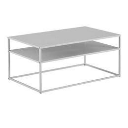 Wohnling Couchtisch 100 cm Metall Weiß