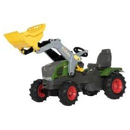 Tretfahrzeug Rolly Toys "Fendt 211 Vario" Tretfahrzeuge grün Kinder Kindertraktor mit Lader und Luftbereifung