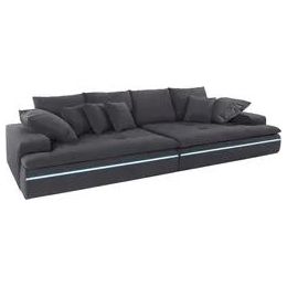 Big-Sofa Inosign "Haiti" Sofas Gr. B/H/T: 300 cm x 85 cm x 142 cm, Aqua Clean Prestige, Mit Kaltschaum-mit RGB, grau (stone) wahlweise mit Kaltschaum (140kg BelastungSitz) und AquaClean-Stoff