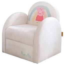 Kindersessel Roba "Peppa Pig" Sessel Gr. B/H/T: 44cm x 50cm x 45cm, grau Kinder mit runden Armlehnen