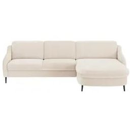 Sit & More Ecksofa SIT & MORE "Soul L-Form" Sofas Gr. B/H/T: 280cm x 90cm x 182cm, Flachgewebe, Recamiere rechts, mit Bett-mit Bettkasten, beige wahlweise mit Bettfunktion und Bettkasten oder Schubkasten