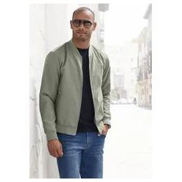 Blouson John Devin "Jacke" Gr. M (48/50), grün (khaki) Herren Jacken mit Rippkragen, moderne Übergangsjacke Innentasche