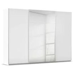 Schwebetürenschrank Rauch "Kleiderschrank Schrank Garderobe AGORDO mit Dekor- oder Hochglanzfront" Schränke Gr. B/H/T: 315cm x 229cm x 62cm, 3 St., weiß (alpinweiß/hochglanz weiß) durchdachte Innenausstattung, in 4 Breiten und 2 Höhen MADE IN GERMANY