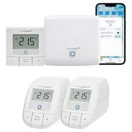 HOMEMATIC IP Heizkörperthermostat "Access Point + 2x basic Wandthermostat basic" Heizkörperthermostate weiß (grundfarbe)