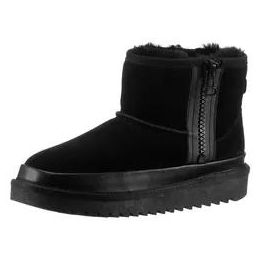 Winterboots Ara "ALASKA" Gr. 43, schwarz Damen Schuhe Schlupfboots, Snowboots mit Anziehlasche, H-Weite (sehr weit)