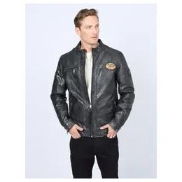 Lederjacke Mustang "Varberg" Gr. XXL, schwarz Herren Jacken