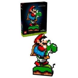 Konstruktionsspielsteine Lego "Super Mario WorldTM: & Yoshi (71438), Super Mario" Spielbausteine bunt Kinder Made in Europe