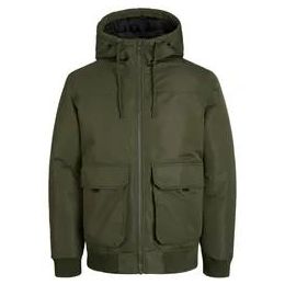 Jack & Jones Bomberjacke JACK & JONES "JJCONSTRUCT BOMBER" Gr. XL, grün (rosin) Herren Jacken