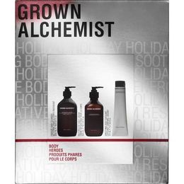 Grown Alchemist Körperpflege Reinigung Body Heroes Body Cleanser 300 ml + Smoothing Body Exfoliant 170 ml + Body Cream 300 ml