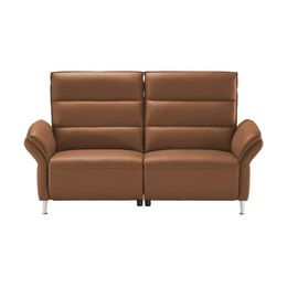 Wohnwert Einzelsofa Leder Marlena ¦ braun ¦ Maße (cm): B: 208 H: 107