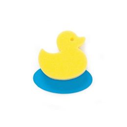 KIKKERLAND - Sink Sponge And Holder Duck