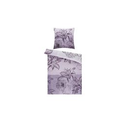 Satin Bettw&auml;sche &brvbar; lila/violett &brvbar; Ma&szlig;e (cm): B: 135 &raquo; Sconto