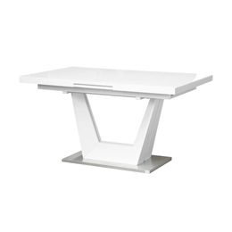 Esstisch Xavier &brvbar; wei&szlig; &brvbar; Ma&szlig;e (cm): B: 85 H: 76 T: 85 &raquo; Sconto