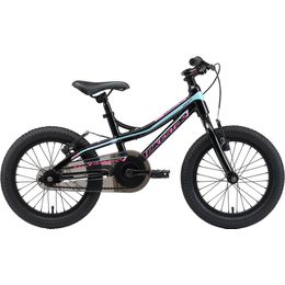 Kinderfahrrad Bikestar "Mountain" Gr. 25, schwarz (blau, schwarz), Fahrräder, Kinder, 25cm, 16 Zoll (40,64cm)