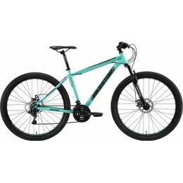 Mountainbike Bikestar Fahrräder Gr. 48cm, 29 Zoll (73,66cm), grün für Damen und Herren, Kettenschaltung