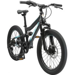 Jugendfahrrad Bikestar Fahrräder Gr. 30cm, 20 Zoll (50,80cm), schwarz Kinder