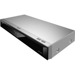 Panasonic Blu-ray-Rekorder "DMR-UBC70" Abspielgeräte für DVB-C und DVB-T2 HD Empfang silberfarben (silber)