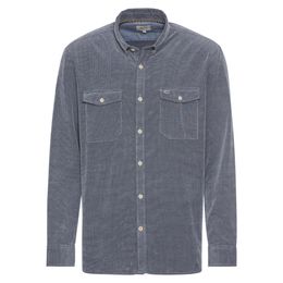 Langarmhemd Camel Active Gr. M, N-Gr, blau (denim blue) Herren Hemden in Cordqualität