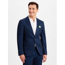 Finshley & Harding Finshley & Harding London Baukasten-Sakko Herren Slim Fit strukturiert, marine