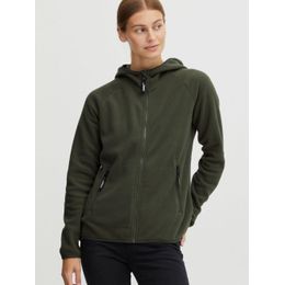 oxmo Fleecejacke Damen, grün