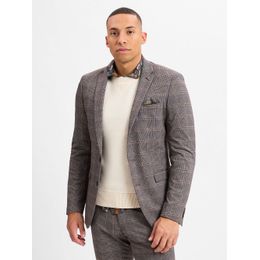 Finshley & Harding Finshley & Harding London Harren Baukasten-Sakko Herren Slim Fit kariert, braun