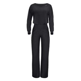 WINSHAPE Jumpsuit »JS101LSC« Functional Comfort schwarz XL XL Bauch-Weg-Effekt durch High Waist-Bund