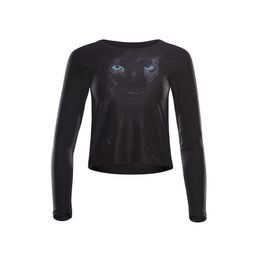 WINSHAPE Langarmshirt »AET119LS« Cropped Functional Light and Soft panther-schwarz S S Cropped Long Sleeve Top mit Rundhalsausschnitt