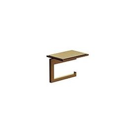 Kludi VELA C Toilettenpapierhalter 31971N1 mit Ablage Brushed Bronze